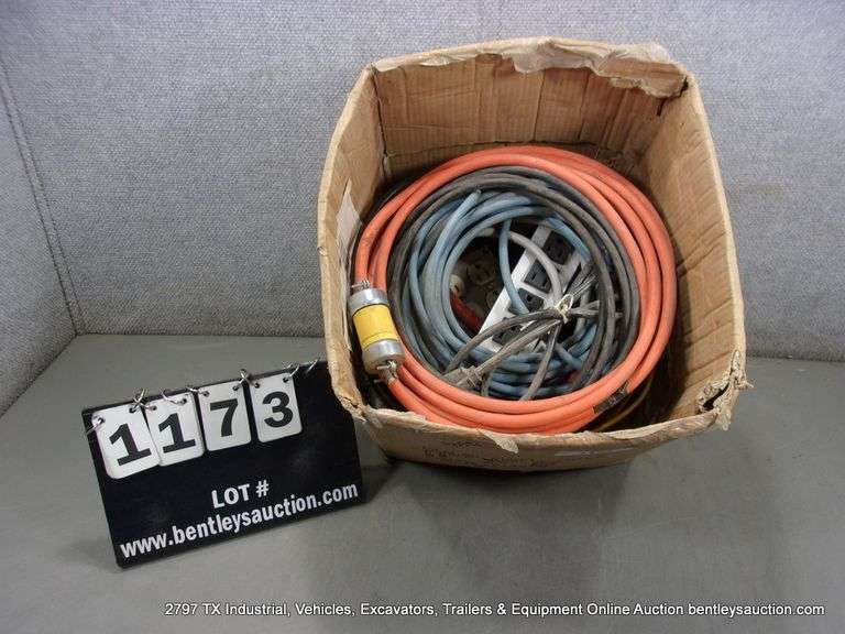 BOX: ASSORTED EXTENSION CORDS & MULTI TAP STRIPS - Bentley & Associates ...