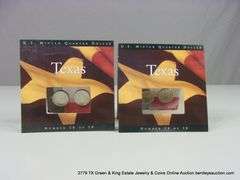 LOT 2: U.S. MINT - COINS OF AMERICAN, 2004 TEXAS STATE QUARTERS, 4 ...