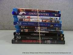 LOT 10 ASSORTED BLU-RAY DVDS: GREEN MILE, SHUTTER ISLAND, TOMBSTONE, DISTURBIA, ETC. - Bentley ...