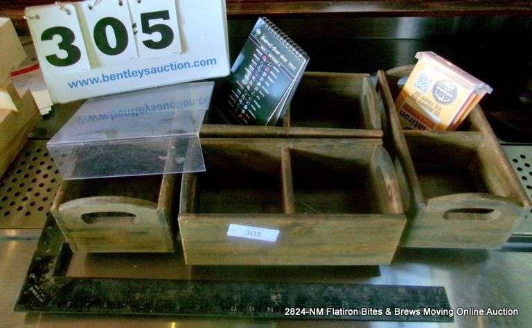 4 - WOODEN CRATES, 4 X MONEY - Bentley & Associates, LLC