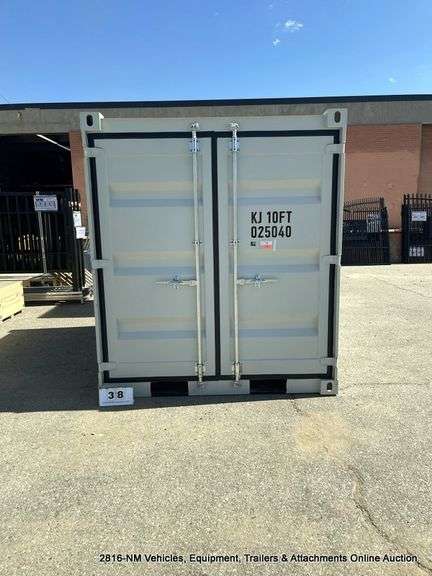2025 10' STORAGE CONTAINER MODEL: K10, S/N: KJ2512129, 87X120X99, 1 ...