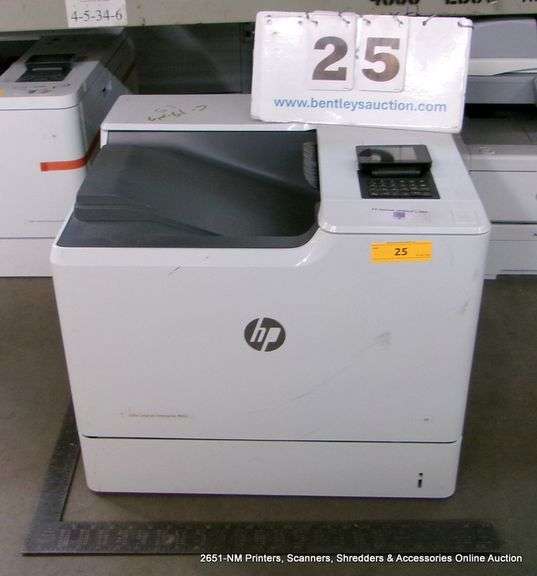 HP COLOR LASERJET ENTERPRISE M652 PRINTER - Bentley & Associates, LLC