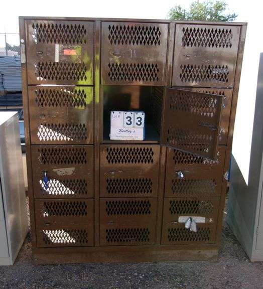 METAL 12-BIN GYM LOCKER - Bentley & Associates, LLC