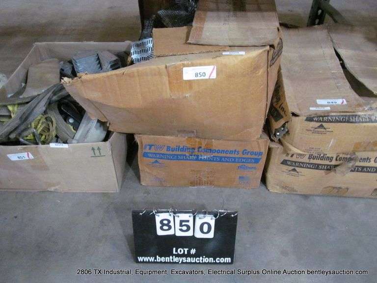 (2) BOXES - TRUSWAL WOOD BRACES - Bentley & Associates, LLC