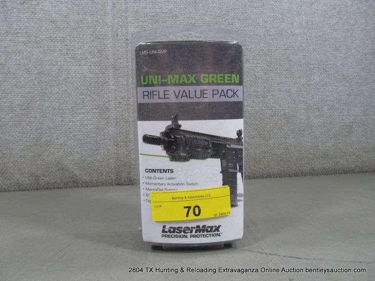 UNI-MAX GREEN RIFLE VALUE PACK LASER MAX - Bentley & Associates, LLC