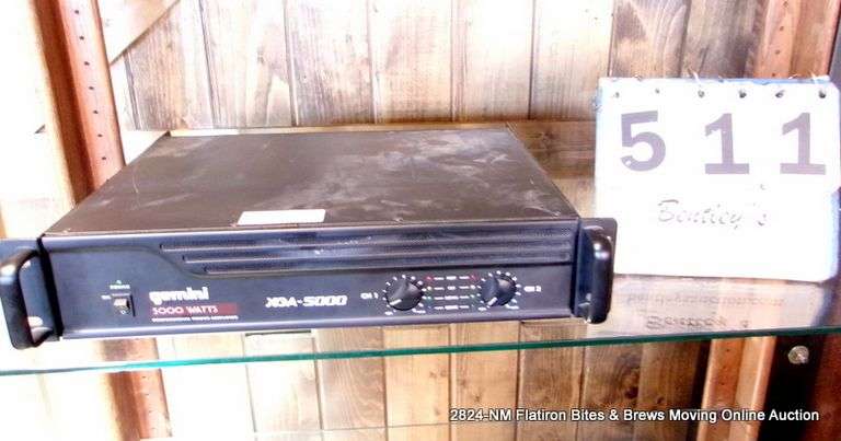 GEMINI 5000 WATT XGA-5000 AMP - Bentley & Associates, LLC