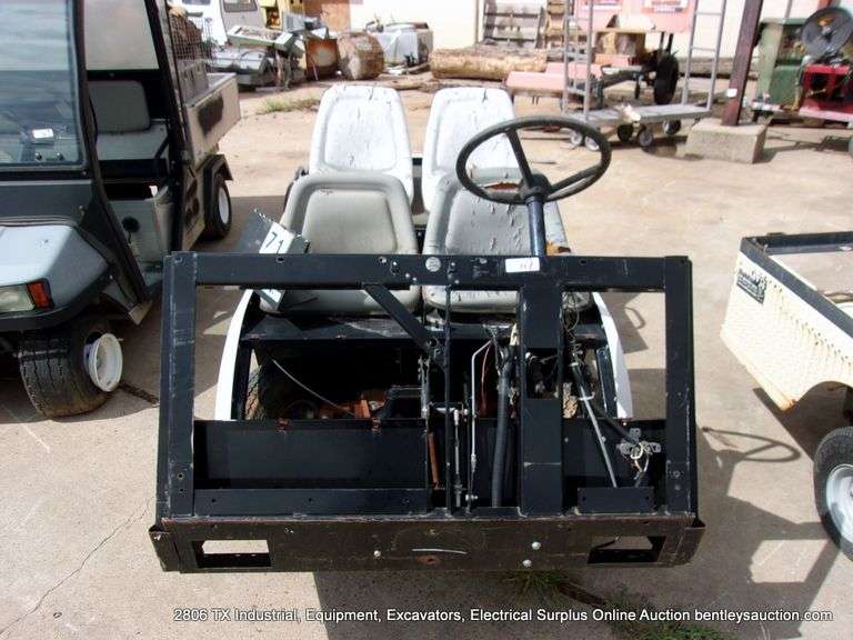 TEXTRON CUSHMAN 4-SEAT ELECTRIC WAREHOUSE / PLANT VEHICLE - Bentley ...