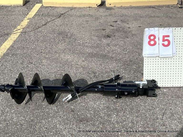 MIVA EXCAVATOR AUGER ATTACHMENT, S/N: D8971, 12", FIT TO 1-2 TON ...