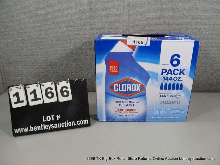 CLOROX 6 PACK TOILET BOWL CLEANER W/ BLEACH - Bentley & Associates, LLC