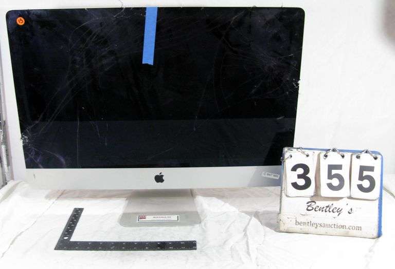APPLE IMAC ALL-IN-ONE DESKTOP COMPUTER - CRACKED SCREEN! - Bentley ...