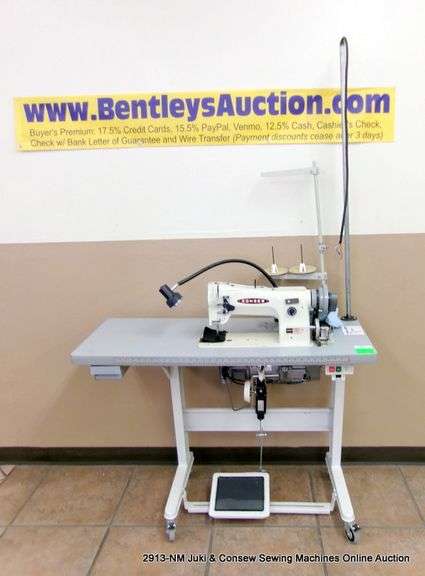 CONSEW SINGLE NEEDLE 206RB-4, CAT: 3355 - Bentley & Associates, LLC