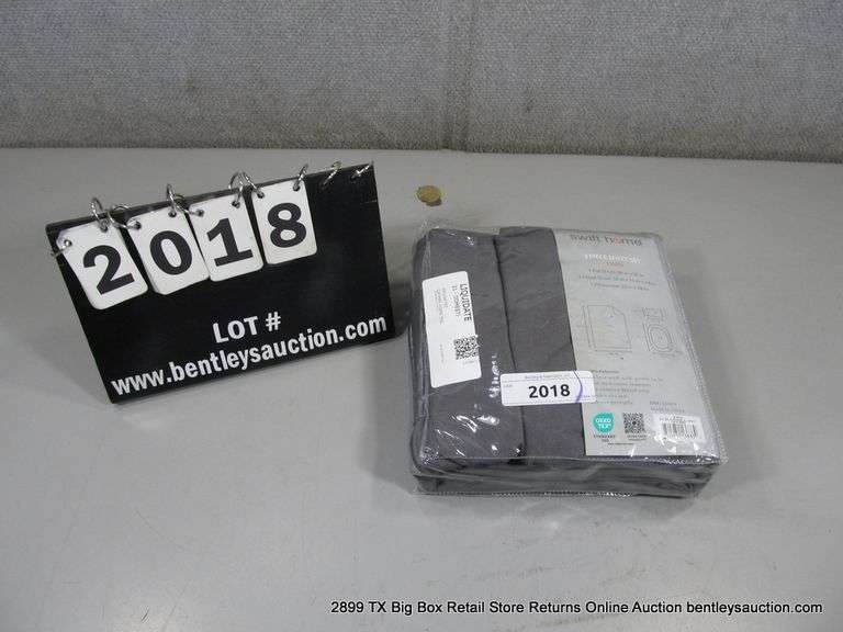 SWIFT HOME 3 PC. SHEET SET, GREY, TWIN - Bentley & Associates, LLC