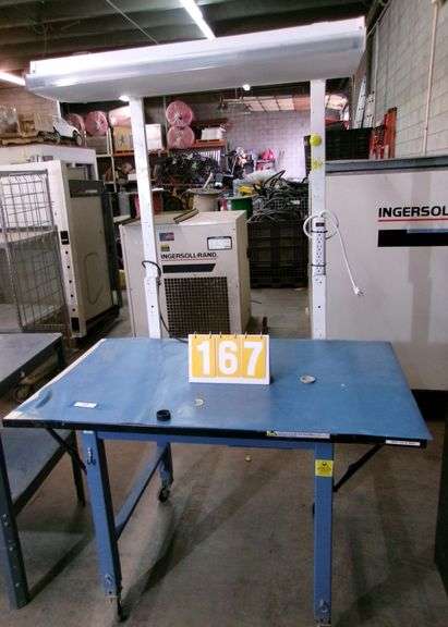 WORKBENCH W/ OVERHEAD LIGHT - Bentley & Associates, LLC