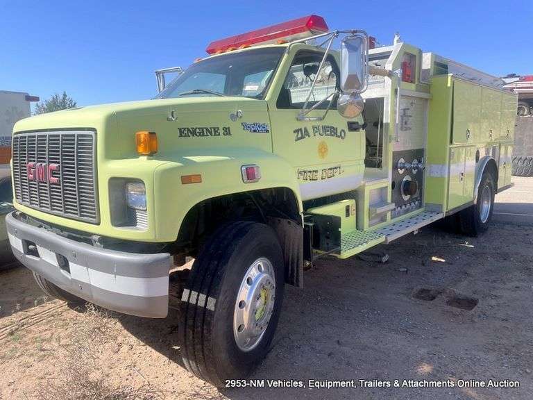 1996 GMC C7 7000 TOPKICK FIRE ENGINE - UNKNOWN MILES~ - Bentley ...