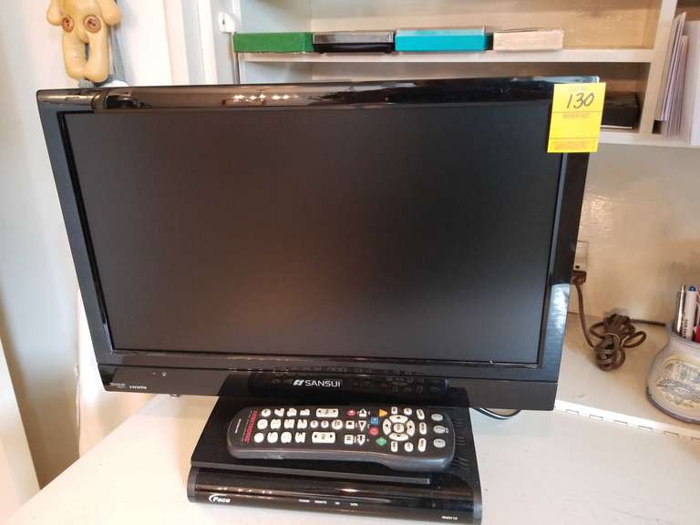 19" Sansui TV, cable box & remote not included - Bid-Assets Online Auctions