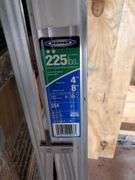 Werner aluminum 4-ft ladder model 354,. 8-ft ladder, Werner wood 2-ft ...