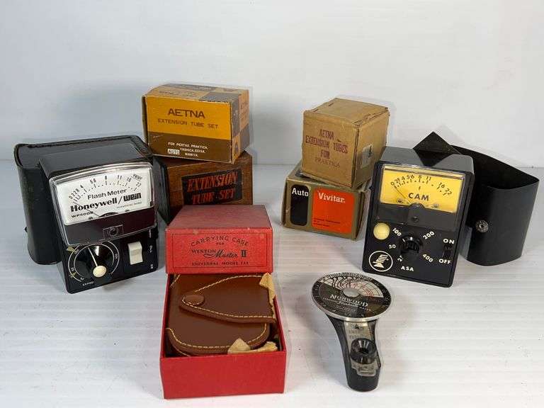 Extension tubes and flash meters - Bid-Assets Online Auctions