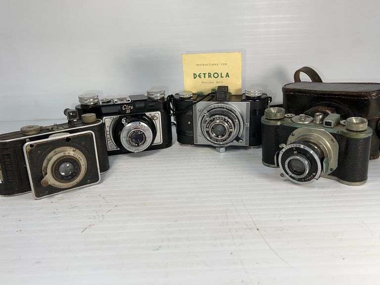 Early roll film pocket cameras - Bid-Assets Online Auctions