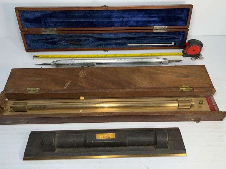 Drawing compass and parallel ruler X3 - Bid-Assets Online Auctions