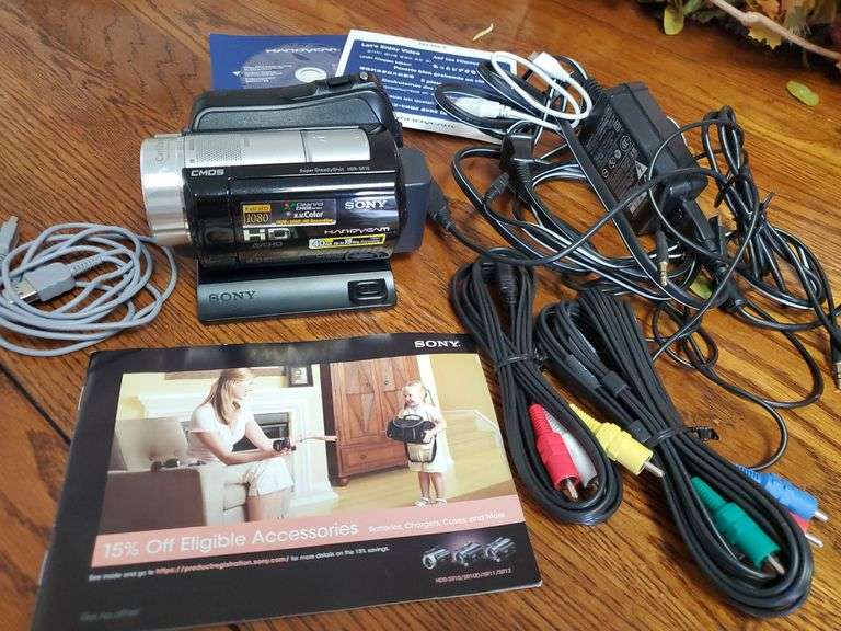 Sony digital HD handycam with Carl Zeiss lens 4.0 megapixel still ...