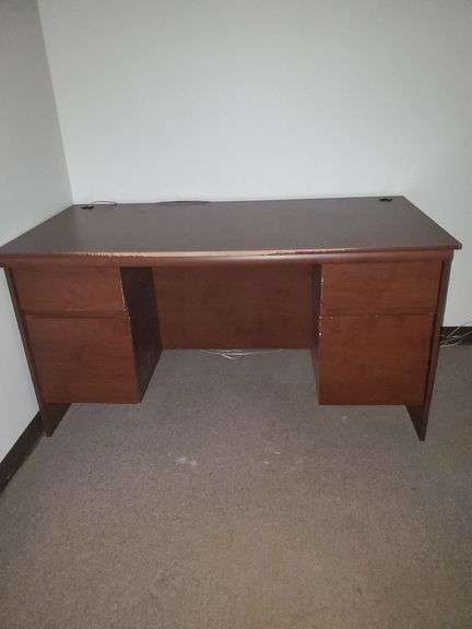 Six Double pedestal desk 60 x 30... All for your bid... See additional ...