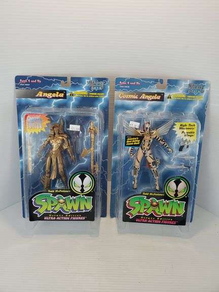 Twelve Spawn Angela(8) and Cosmic Angela(4) action figures. New in ...