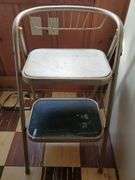 Two step folding step stool. Laundry room - Bid-Assets Online Auctions