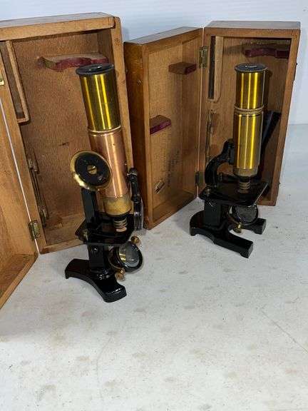 Two (2) Microscopes In Cases - Bid-Assets Online Auctions