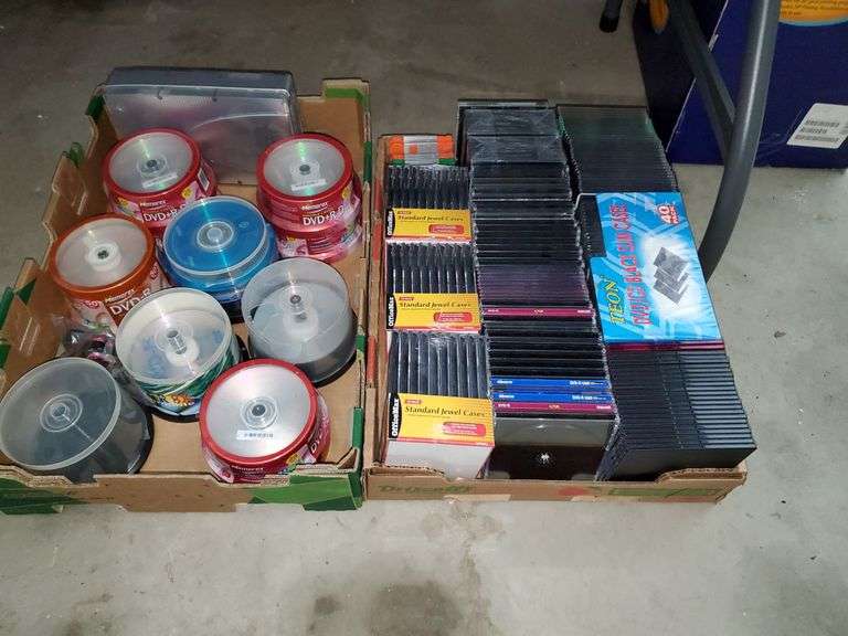 DVD cases and DVD-R disc's, most new in package. DVD parts - Bid-Assets ...