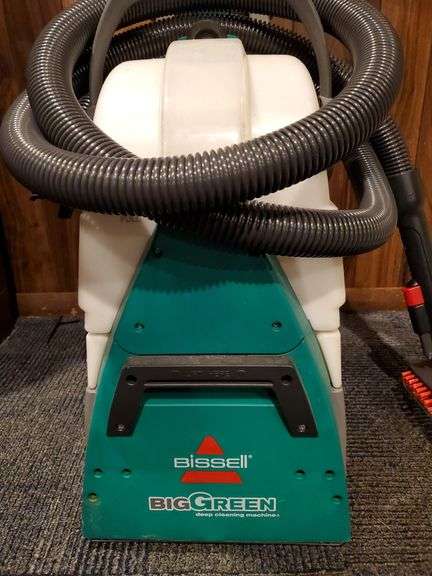Bissell big green deep cleaning carpet machine, Bissell handheld spot ...