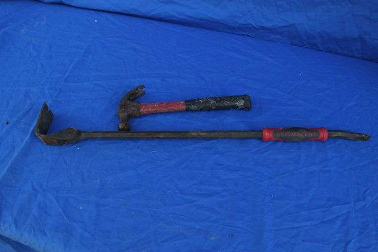 Adjustable crowbar and hammer - Bid-Assets Online Auctions