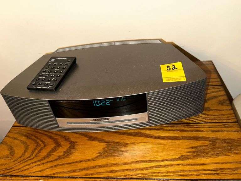 Bose radio cd player with remote - Bid-Assets Online Auctions