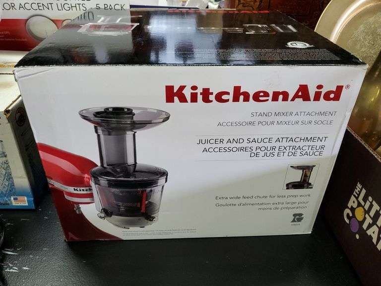 New in box KitchenAid stand mixer attachment juicer and sauce ...