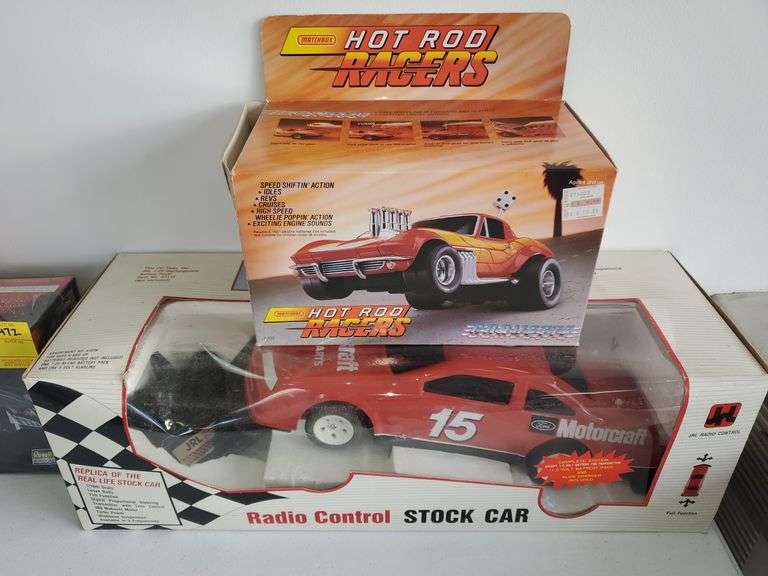 Matchbox Hot rod racers Corvette, Motorcraft radio control stock car in ...
