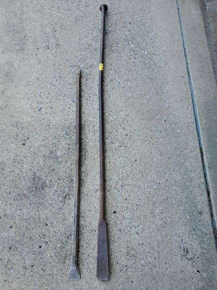 (2) spud bars/pry bars measuring 69 in and 48 inches - Bid-Assets ...
