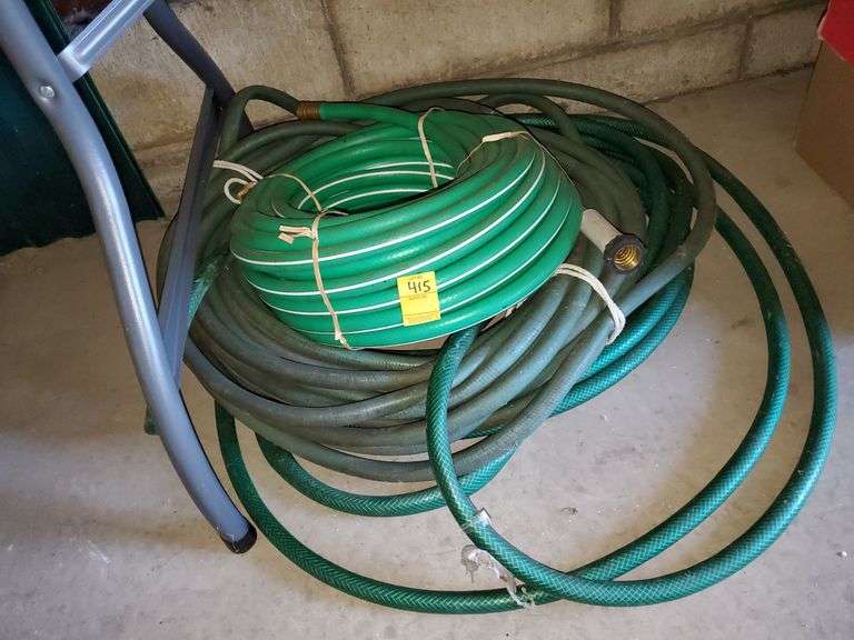 Two sections of nylon garden hose. - Bid-Assets Online Auctions