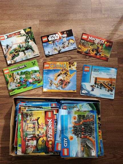 Huge collection of LEGO set assembly instruction books. Books only, no ...