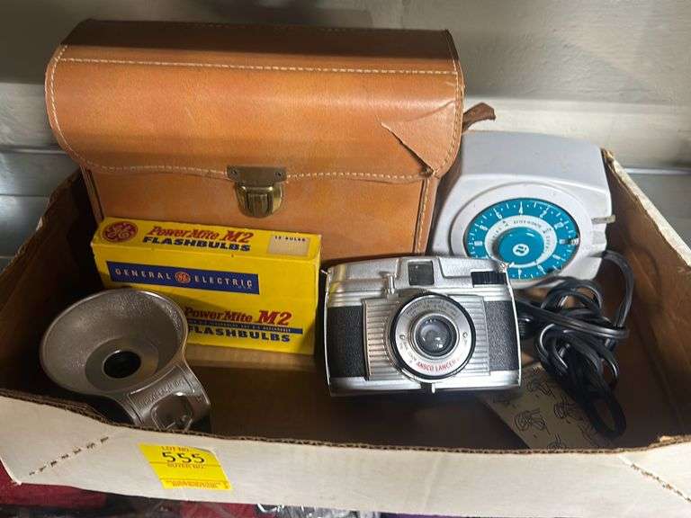 W Germany Ansco Lancer camera, flash, timer - Bid-Assets Online Auctions