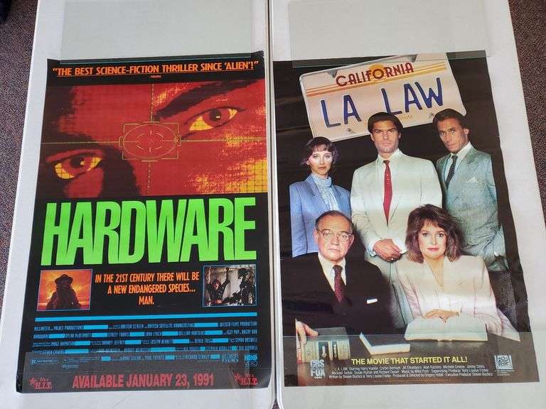 Movie/promotional posters measuring approximately 27 in w X 39 in H ...