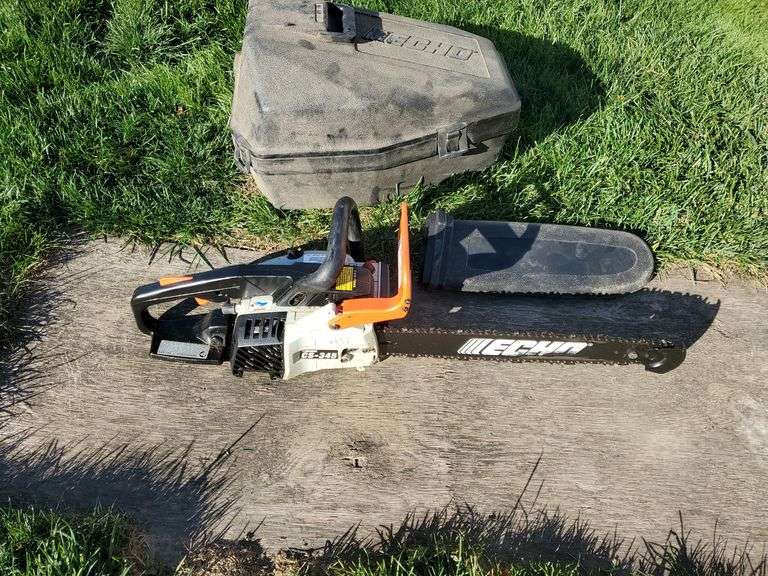 Echo CS-345 chainsaw with case. Engine turns freely - Bid-Assets Online ...