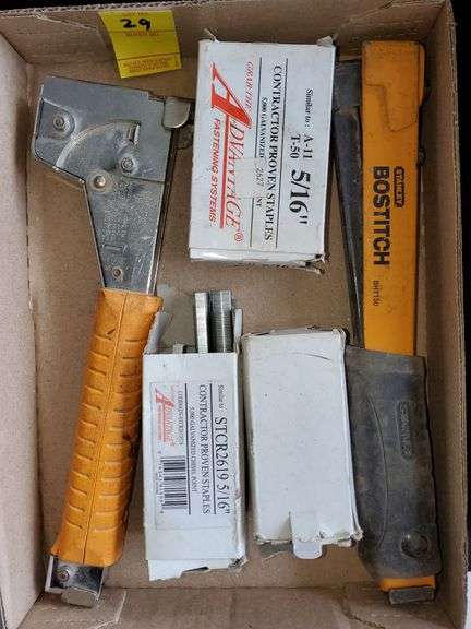 Aarow t50 stapler with staples, Stanley BHT 150 stapler with staples ...