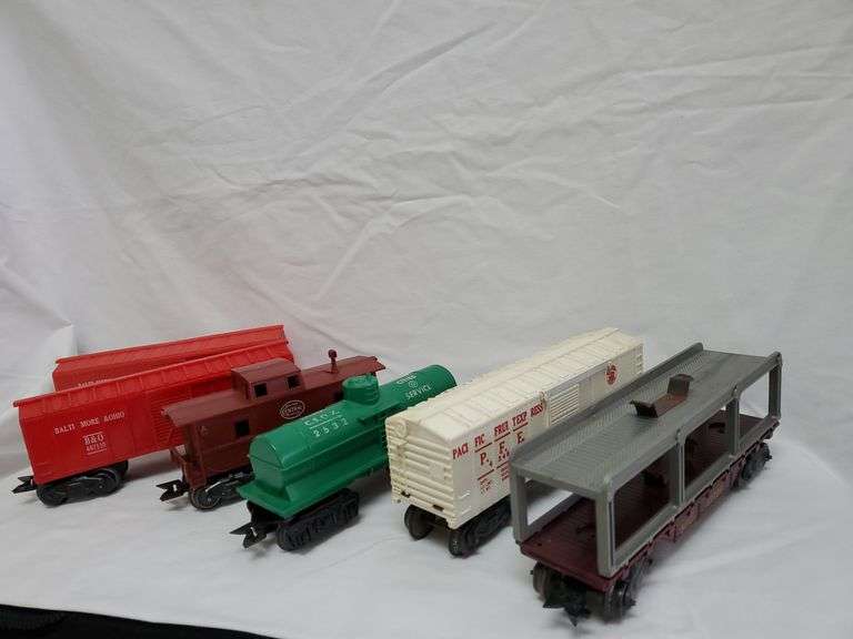 O gauge Marx Toys Train Cars including, Southern car transport, 2532 ...