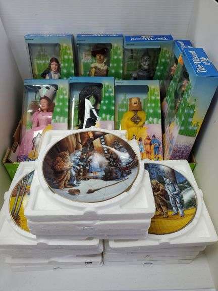 Knowles Wizard of Oz 8 plate set by artist Rudy M. Laslo all with ...