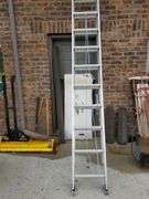 Werner 20 ft aluminum extension ladder. - Bid-Assets Online Auctions