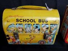 Aladdin Walt Disney school bus lunch box missing thermos, Aladdin ...