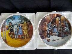 Knowles Wizard of Oz 8 plate set by artist Rudy M. Laslo all with ...