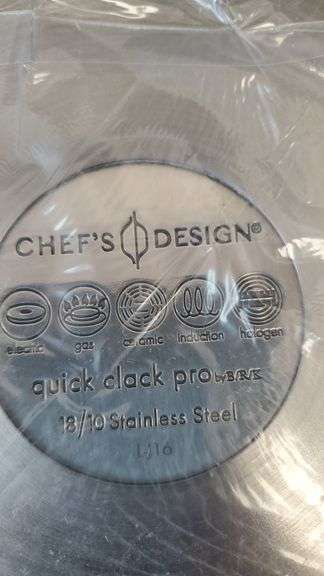 Chef's Design Quick Clack Pro by B/R/K 12 piece cookware set. All ...