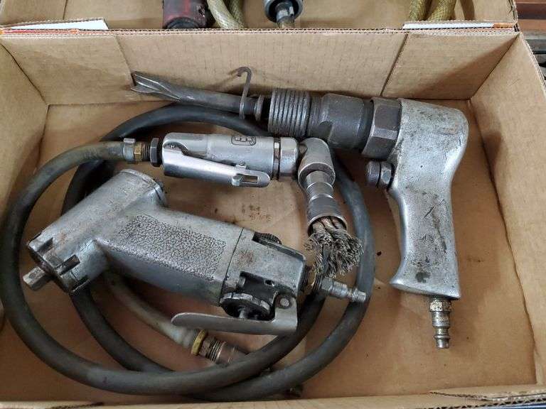 Pneumatic impact wrench, air powered wire brush/grinder, air chisel ...