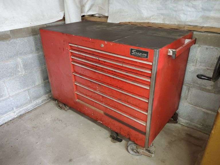 Snap-On Roll Toolbox, 13 Drawer, 2 Door, 50" Long x 26.5" Wide x 39 ...