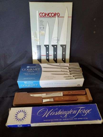 Washington Forge carving knife and fork set, hessler gourmet Series ...